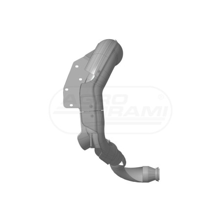 Rura układu wydechowego-tłumika Case/New Holland/Steyr Case IH 84263752 ...